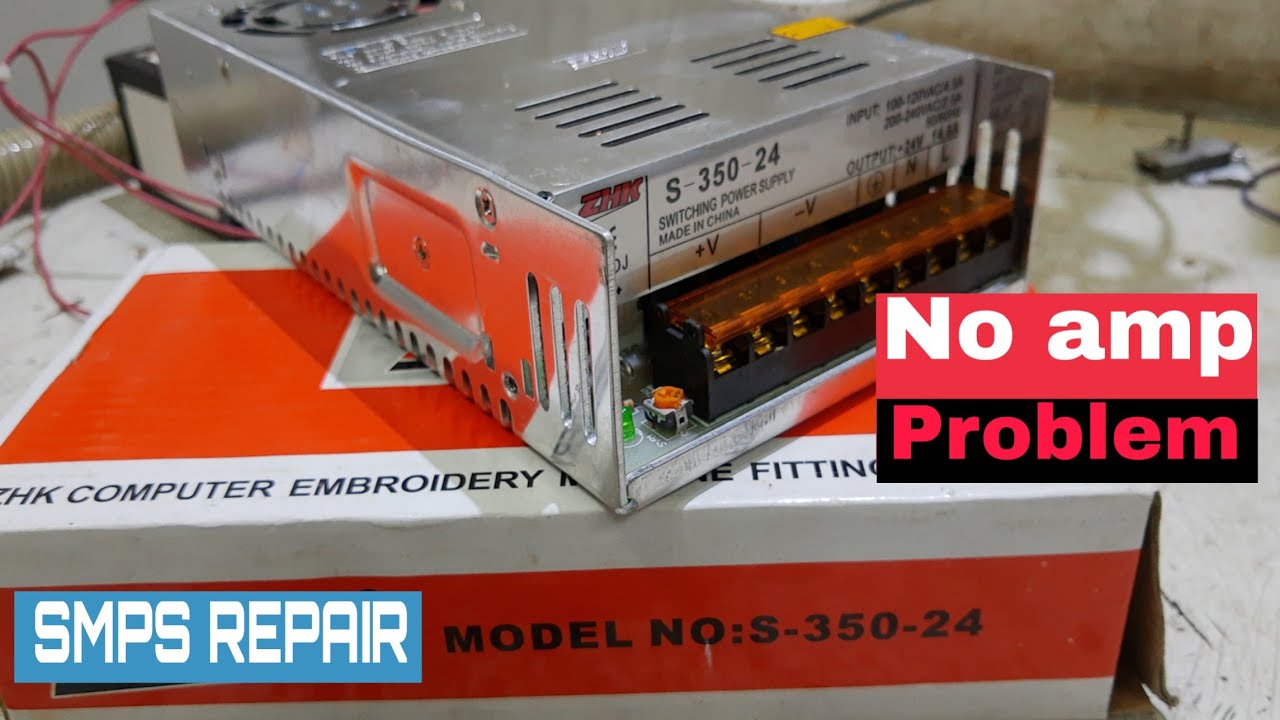 How To repair SMPS circuit | Problem No AMP. Switching mode power ...