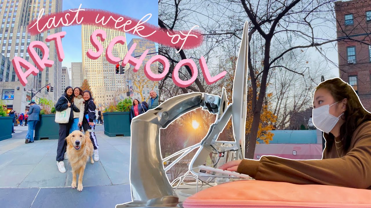 finals week at animation school *NYC art school* - YouTube