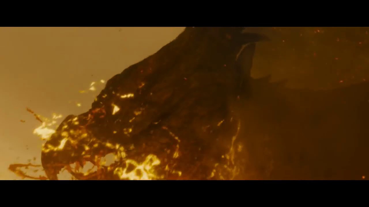 Godzilla 2 - Rodan Vs King Ghidorah Fight Scene - YouTube