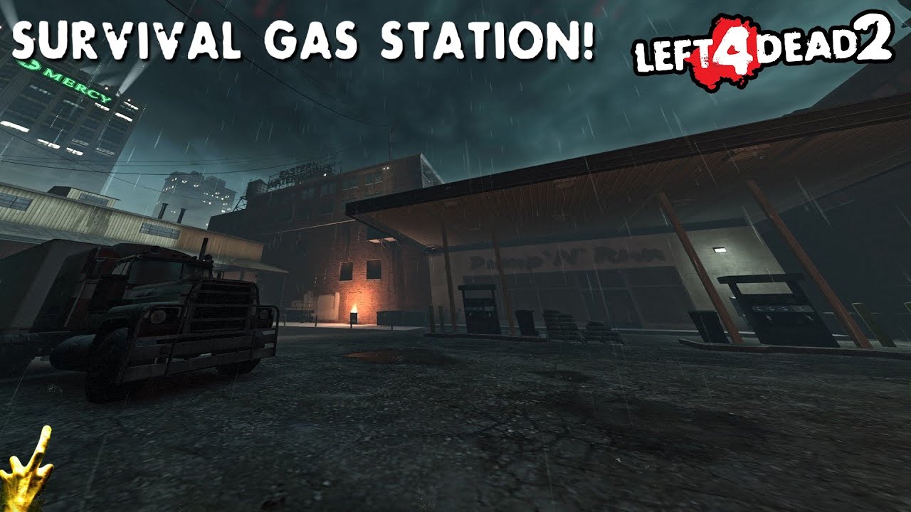 Official Left 4 Dead 2 Survival | GAS STATION! - YouTube