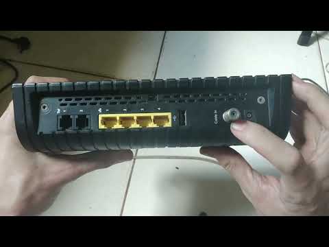 Modem Humax model (HGB10R-02) - YouTube