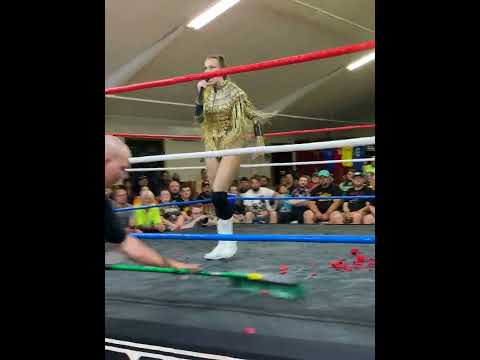 Ava Everett is pissed #limitless #wrestling #maine - YouTube