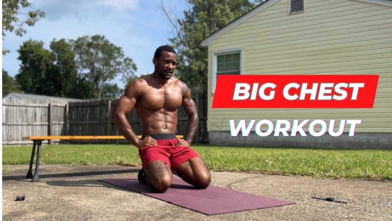 10 MINUTE CHEST WORKOUT (NO EQUIPMENT) GET BIG WITH PUSHUPS! - YouTube