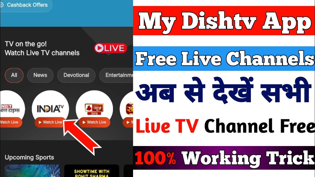 My Dish Tv Watch All Free Live Tv Channels | My DishTv App Se Channel ...