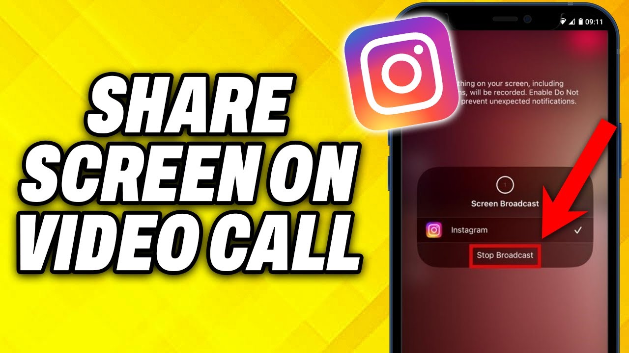 How To Share Screen On Instagram Video Call 2025 - YouTube