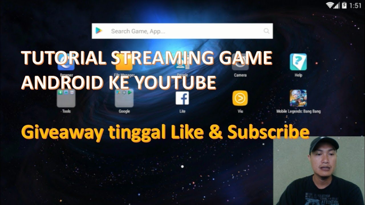 Cara Streaming Game Android ke Youtube dengan OBS, Airserver dan Vyros - YouTube