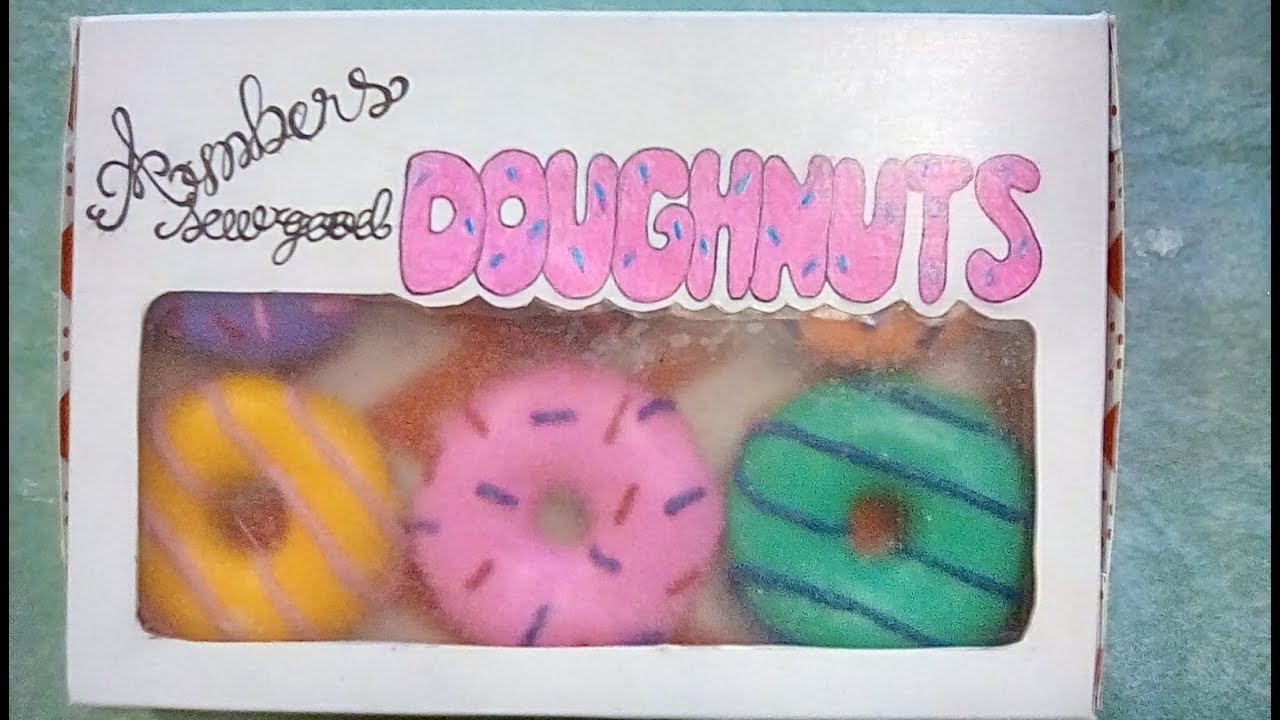 DIY Doughnut Box for Pattern Weights - YouTube