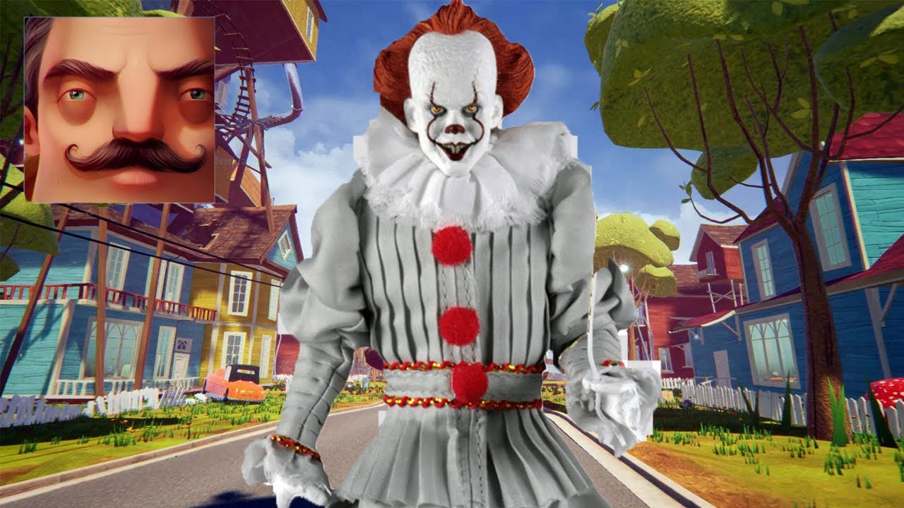 Hello Neighbor - My New Neighbor BIG Pennywise (IT) Final History ...