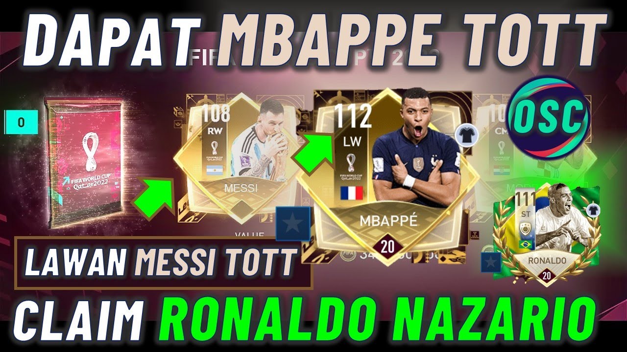 AKU DAPAT MBAPPE TOTT 112 !! RONALDO NAZARIO 111 STAR PASS FIFA 2022 ...