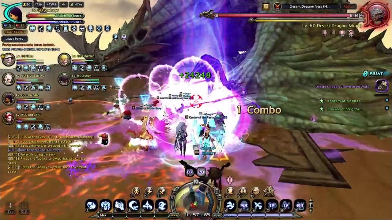 Dragon Nest Origins Desert Dragon Nest (Hardcore) 6 man SD POV - YouTube