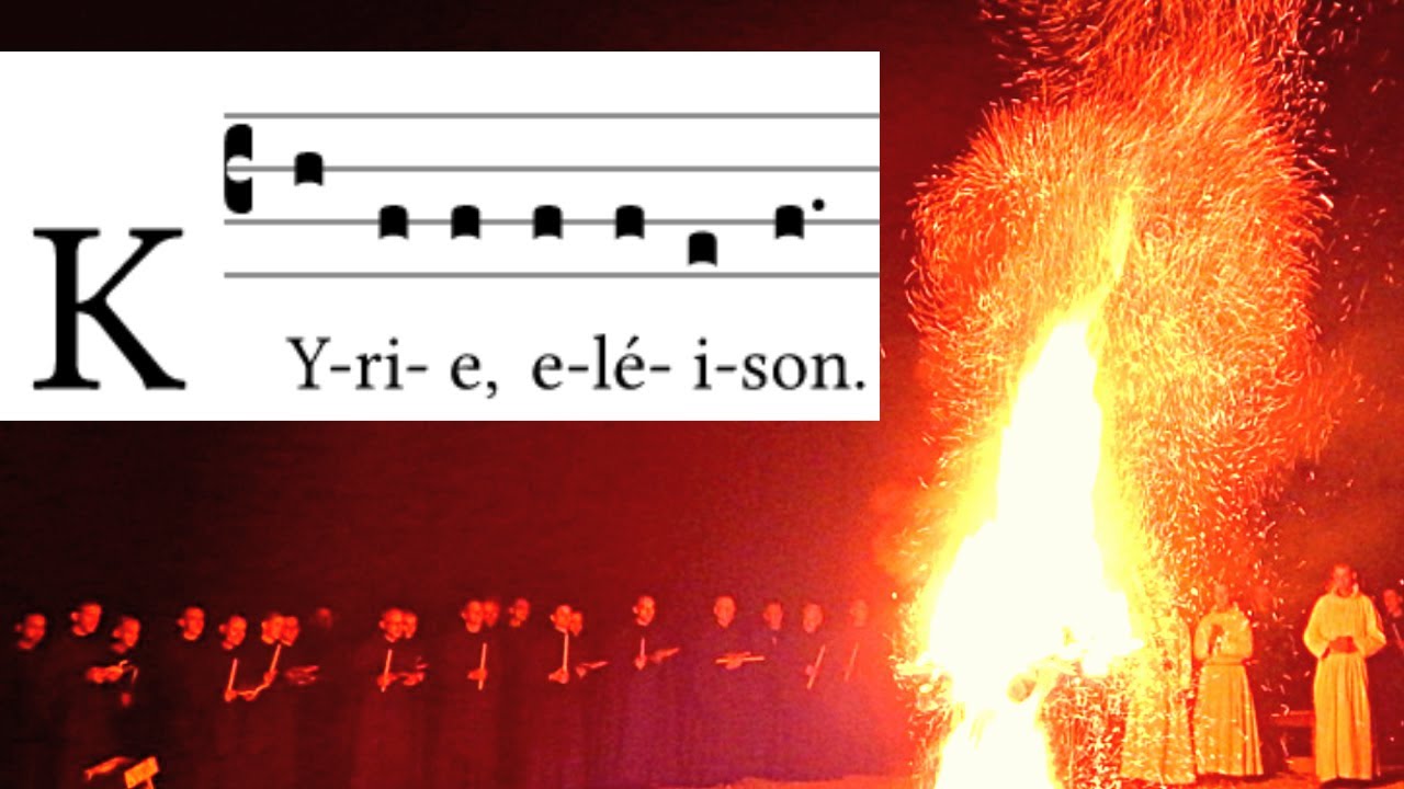 Easter Vigil - Litany of Saints First Part - Kyrie - YouTube