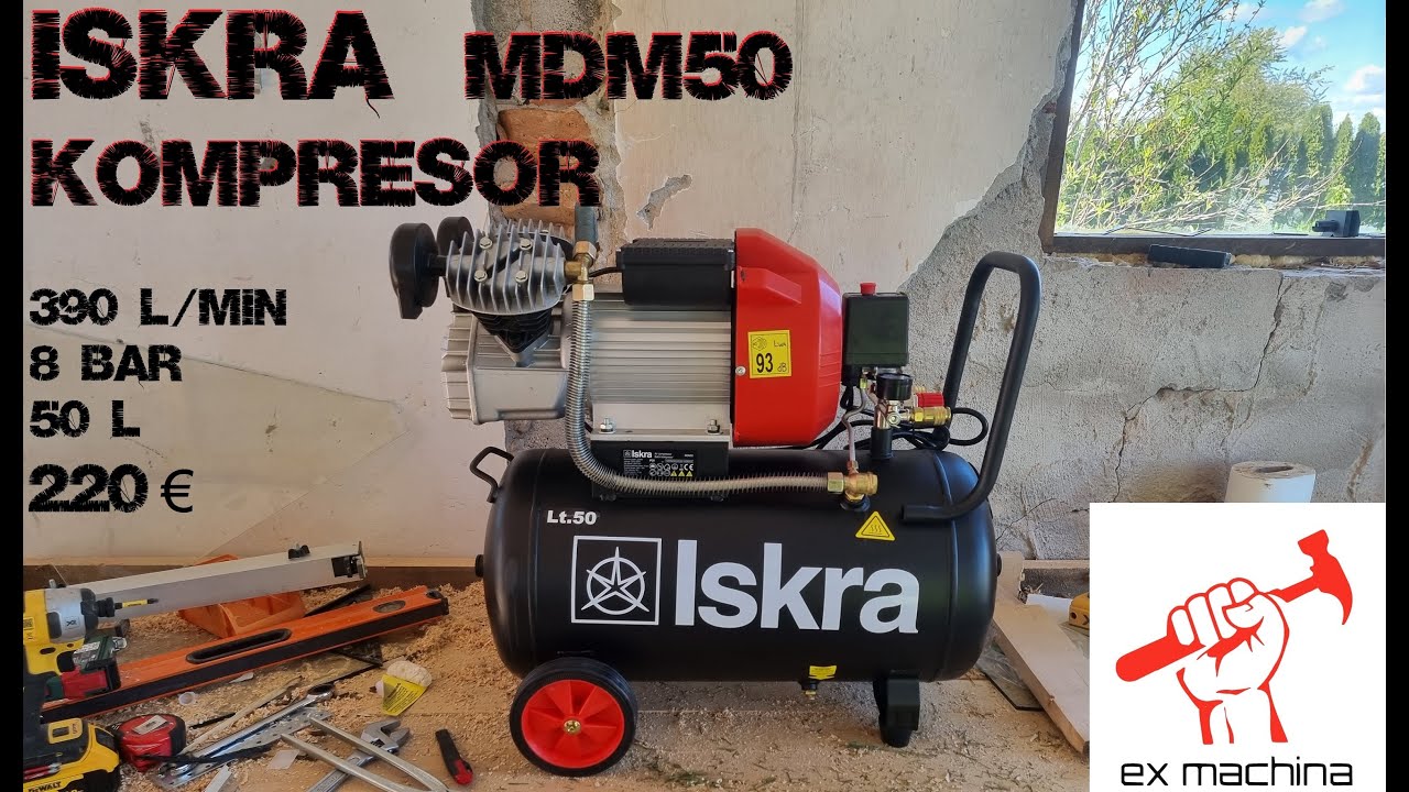 Iskra MDM50 kompresor za 220€, vrijedi li? - YouTube