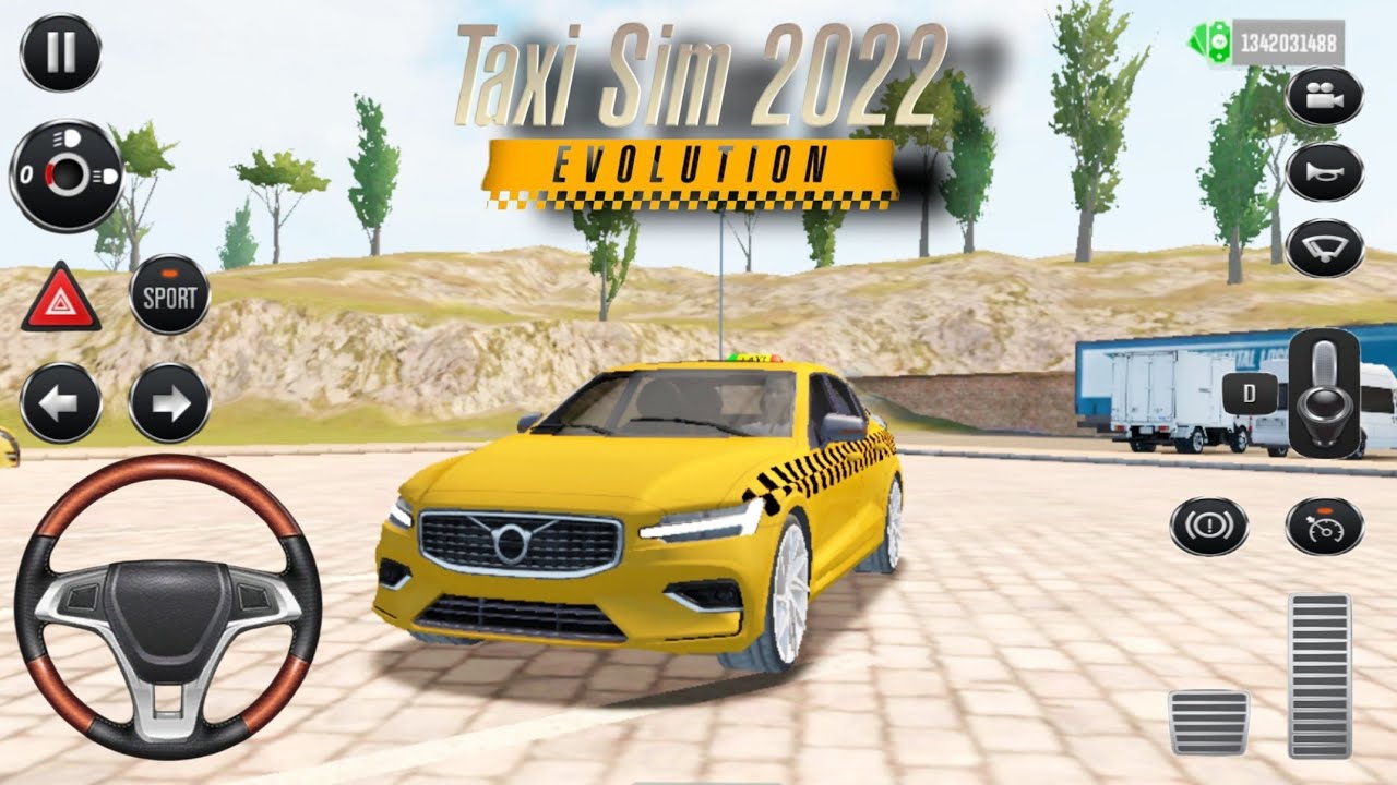 Volvo S90 Car Taxi Sim 2022 Evolution Gameplay video # ...