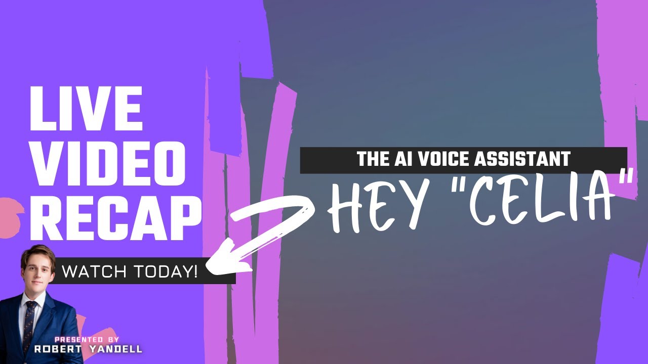 HUAWEI LIVE CLASS | The AI Voice Assistant "Celia" - YouTube