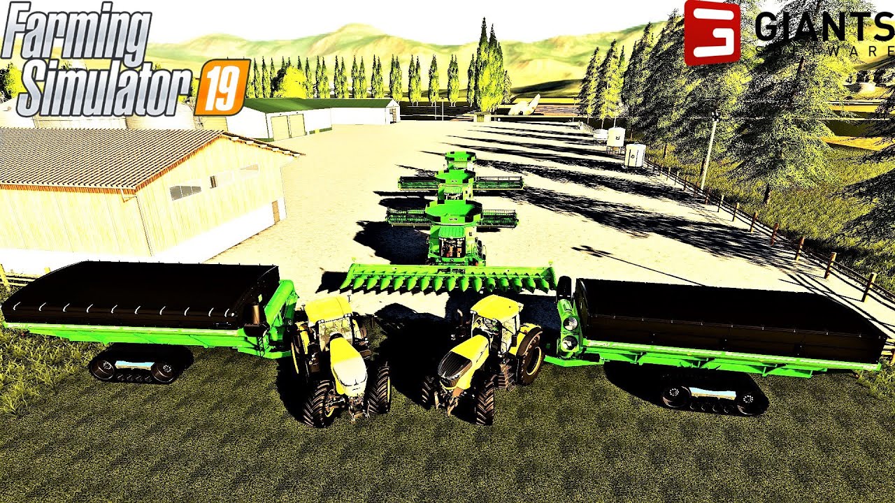 Farming Simulator 19! | Clearing The Crop! | Upper Lake Farm Day 24 ...