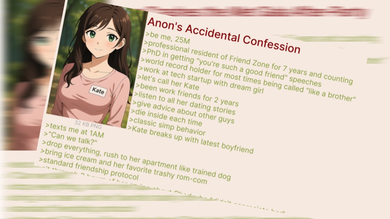 Anon's Accidental Confession | 4Chan Greentext - YouTube