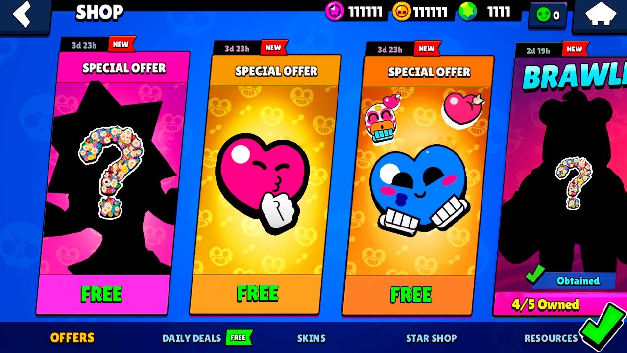BRAWLENTINE IS COMING!!!! - brawl Stars rewards and quests #5 - YouTube