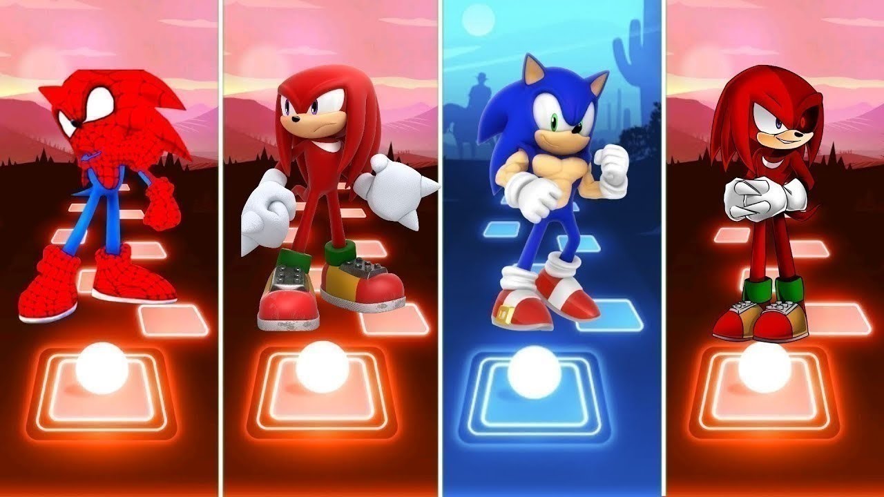 Knuckles Sonic 🆚 Muscular Sonic 🆚 Knuckles exe Sonic 🆚 Spiderman Sonic ...