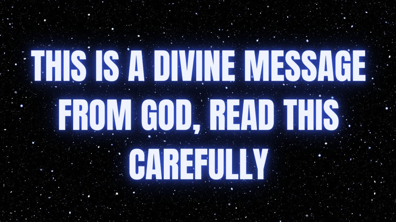 This Is A Divine Message From God, Read This Carefully #jesusmessage # ...