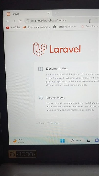 cara menjalankan laravel tanpa php artisan serve #shorts - YouTube