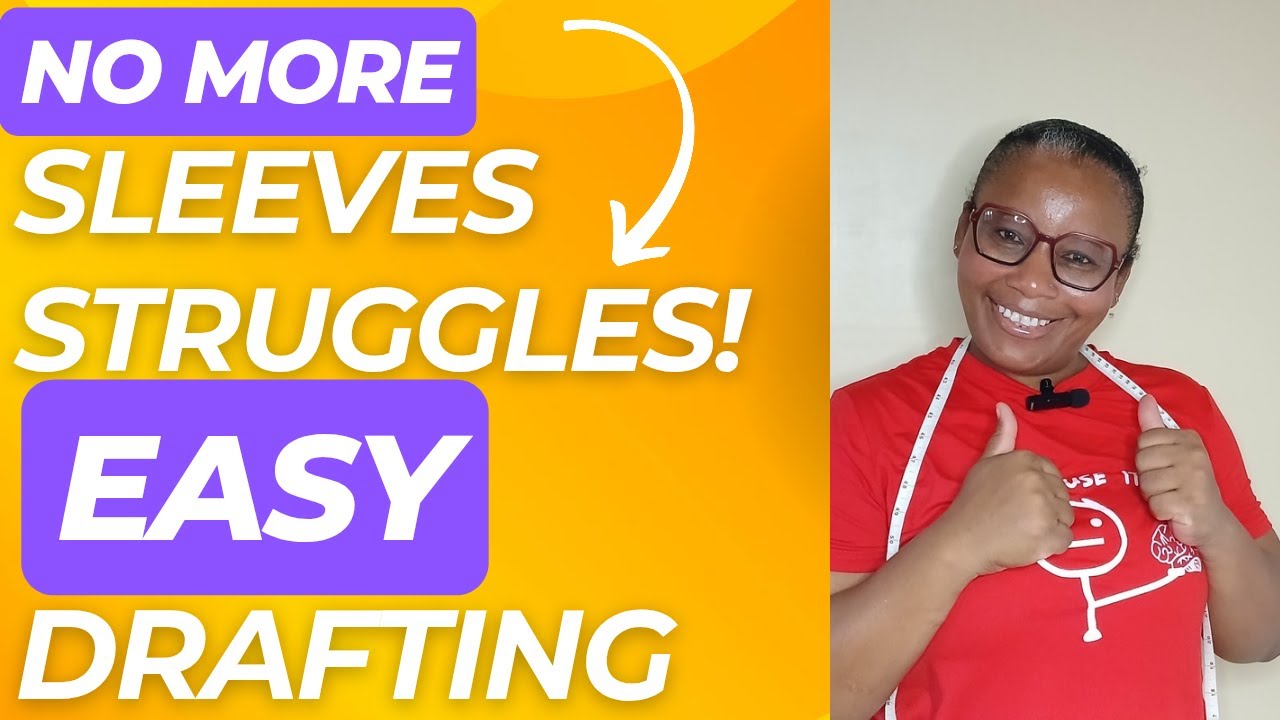 How to Draft a Basic Sleeve - Super Easy for Beginners - YouTube