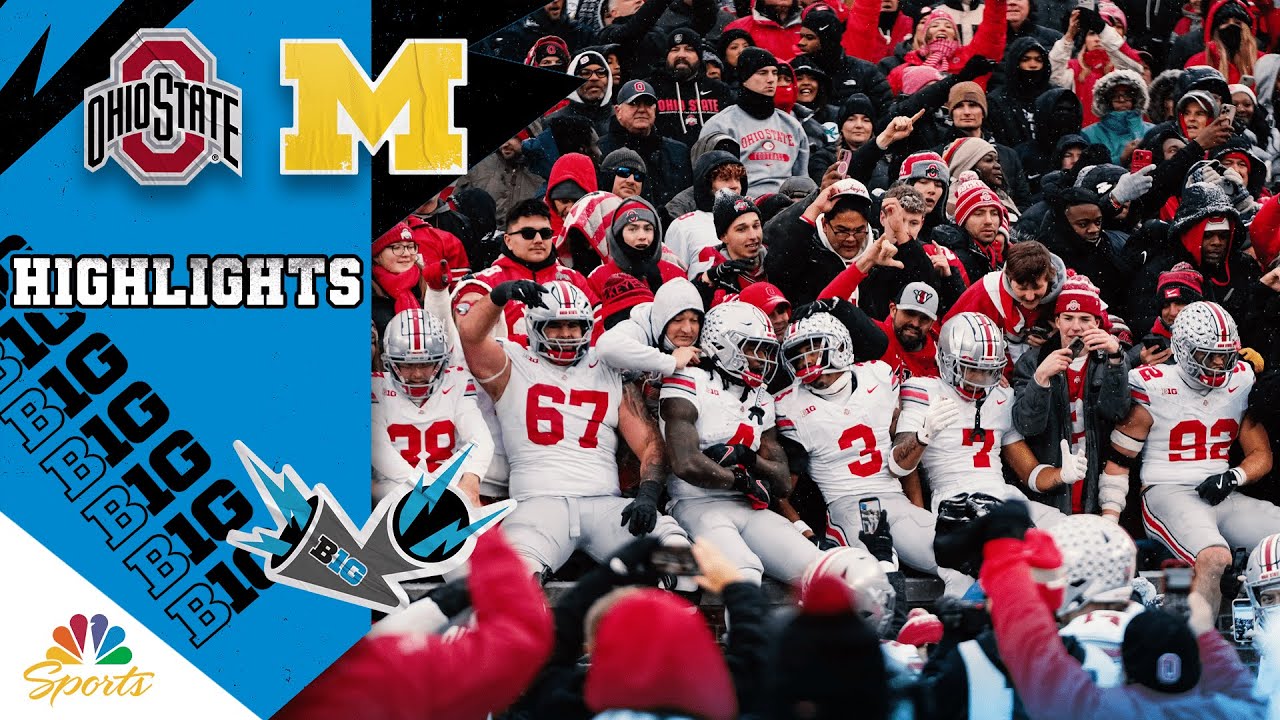 No. 1 Ohio State vs. No. 15 Michigan | COLLEGE FOOTBALL HIGHLIGHTS | 11 ...