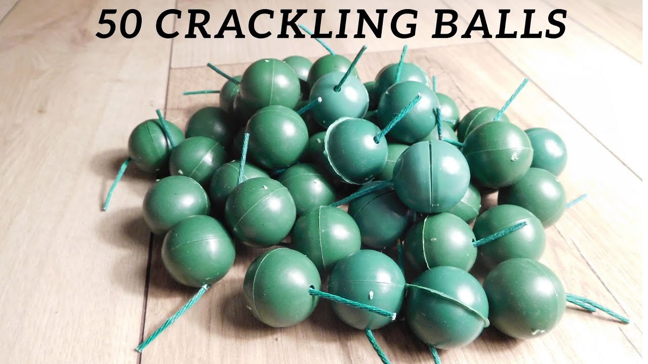 50 Crackling Balls auf einen Schlag!!!!!!!!!!!!!!!!!!!!!!!!!!! - YouTube