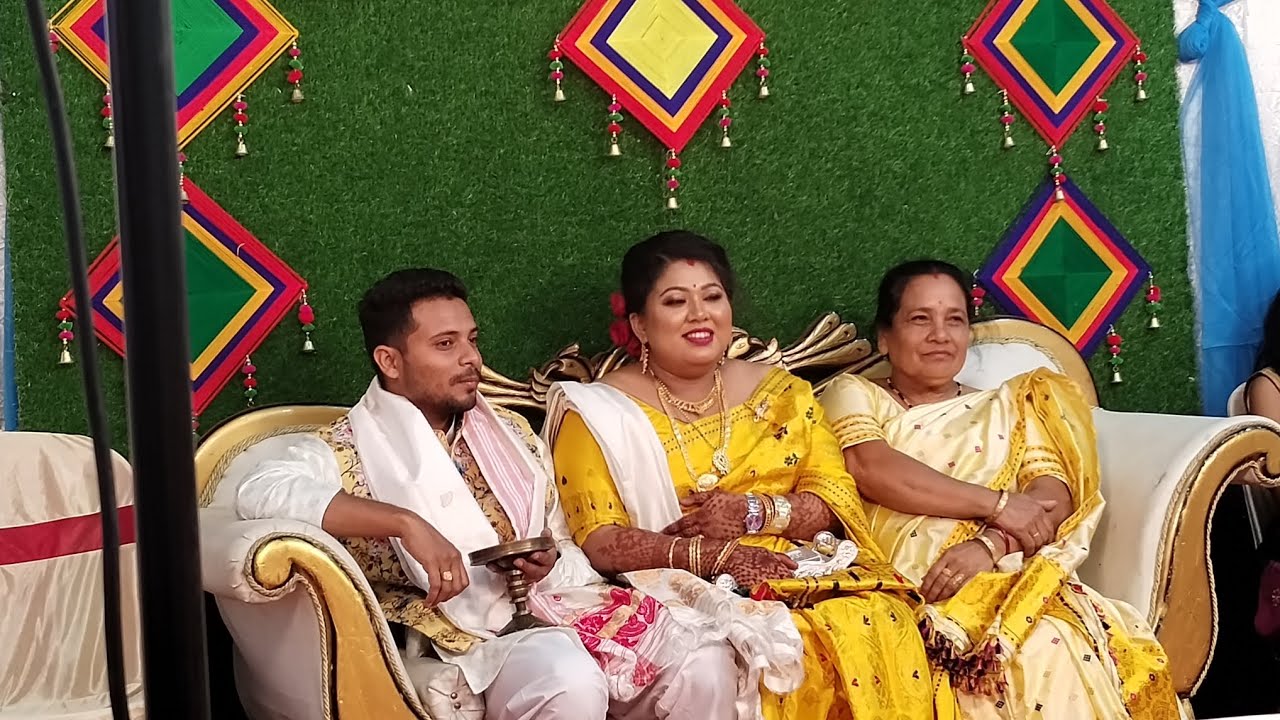 Assam shadi Reception 🥰 असम शादी रिसेप्शन 👍👍🙏🙏 - YouTube