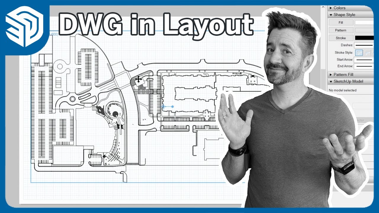 Referenced DWG Files in LayOut? - YouTube