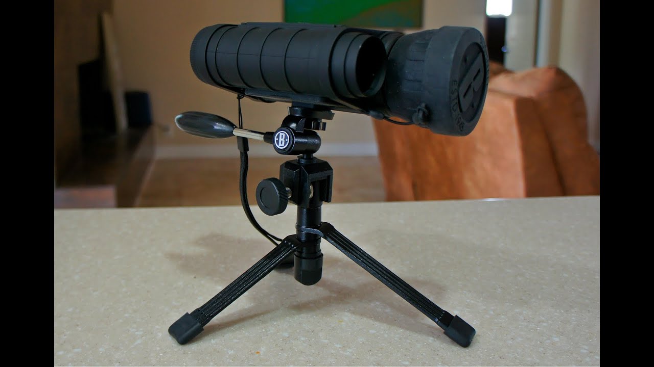 Bushnell Window Mount and Tripod - YouTube