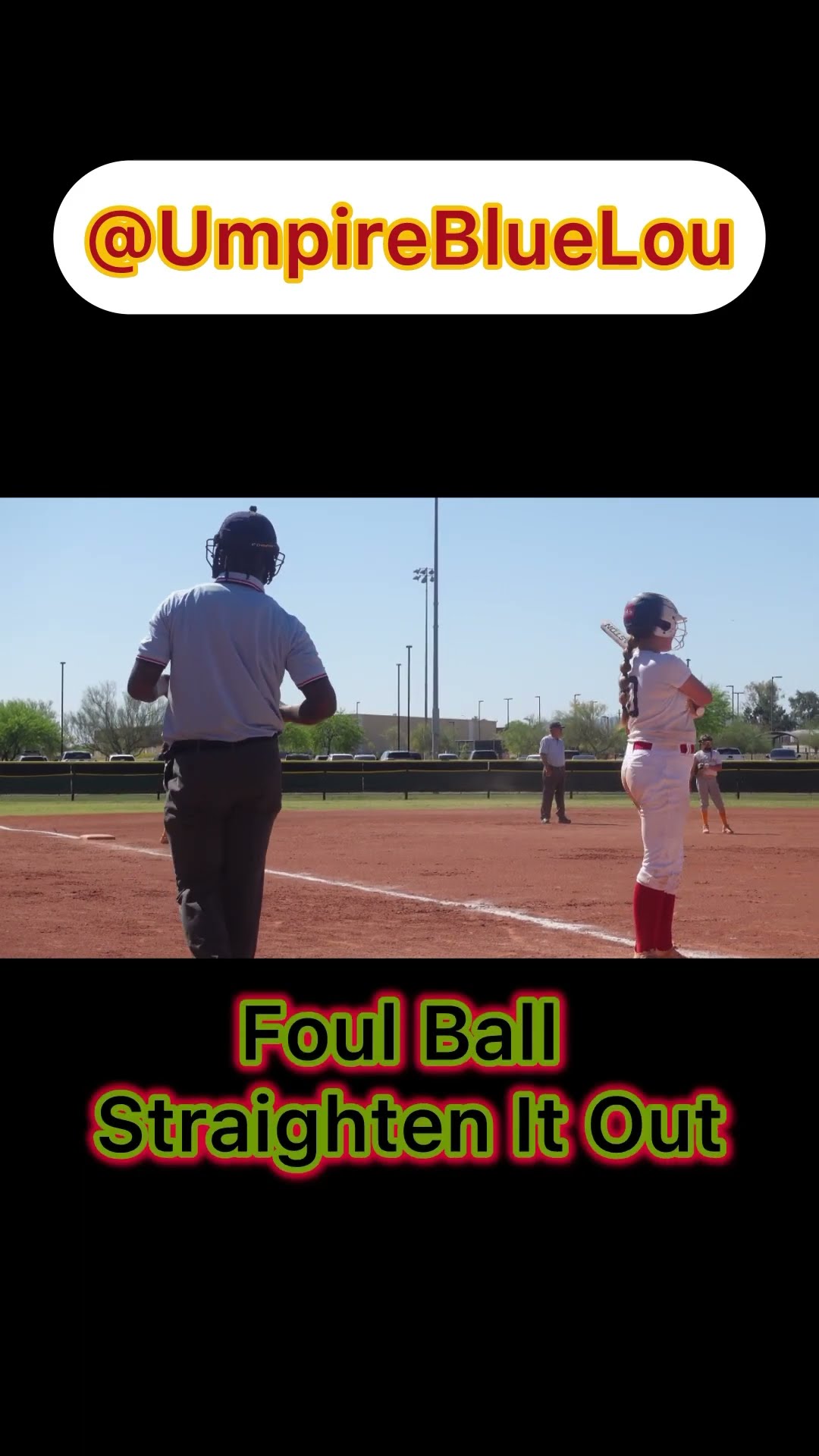 Foul Ball Chants ( Foul Ball Straighten It Out) Umpire Blue Lou - YouTube