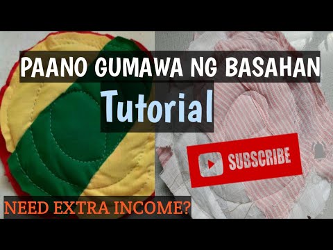 PAANO GUMAWA NG BASAHAN NA BILOG - YouTube