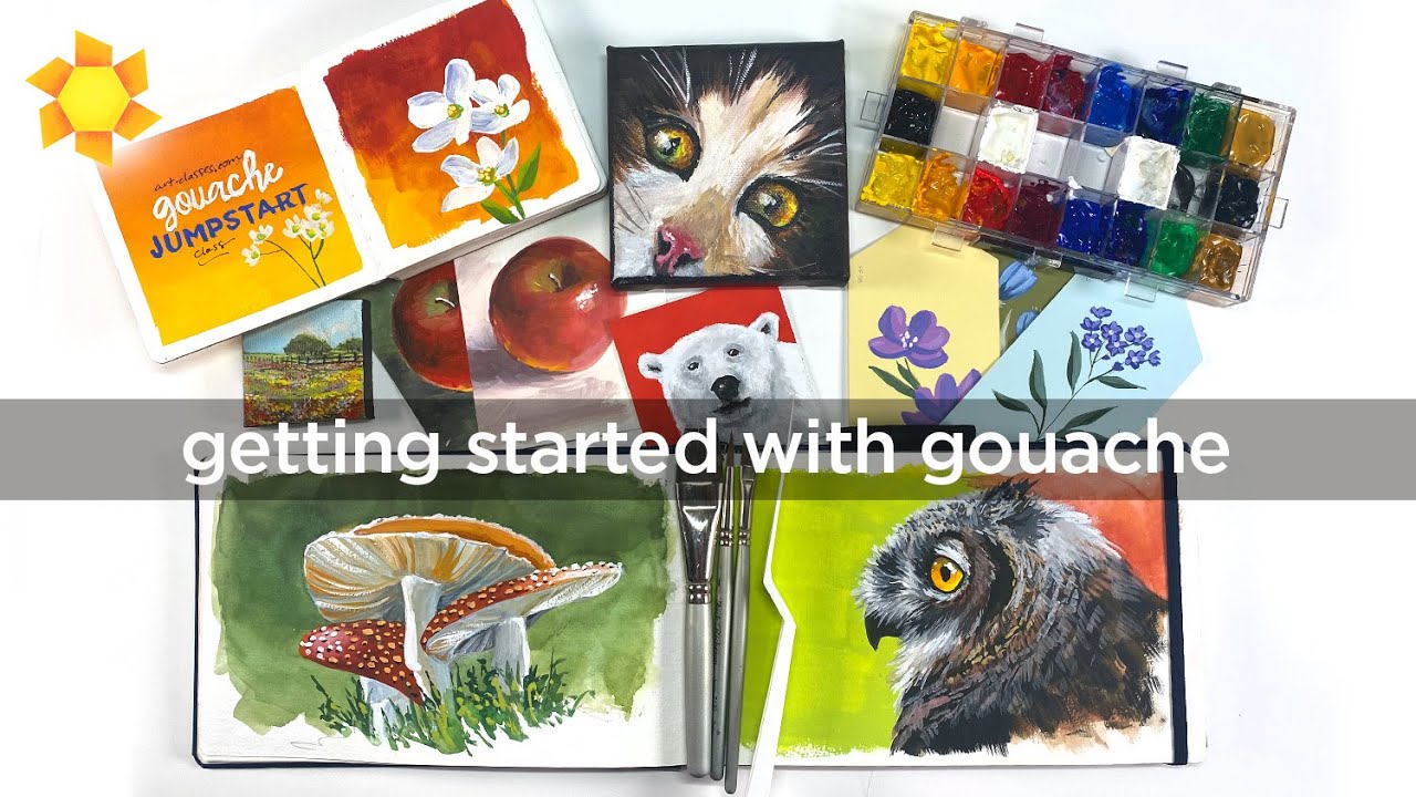 Getting Started with Gouache Painting - YouTube