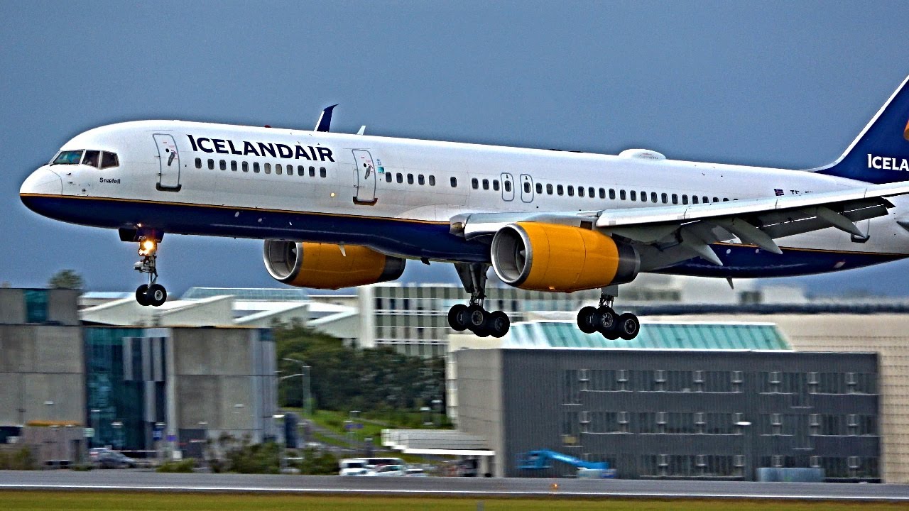 *RARE* Boeing 757 at Reykjavik Regional Airport, RKV! - YouTube