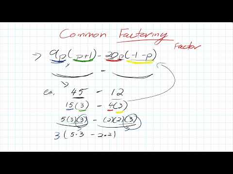 How to Learn Common Factoring Difficult Questions - YouTube