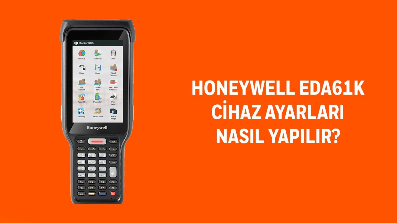 Honeywell EDA61k barkod okuma ayarları nasıl yapılır ? - YouTube