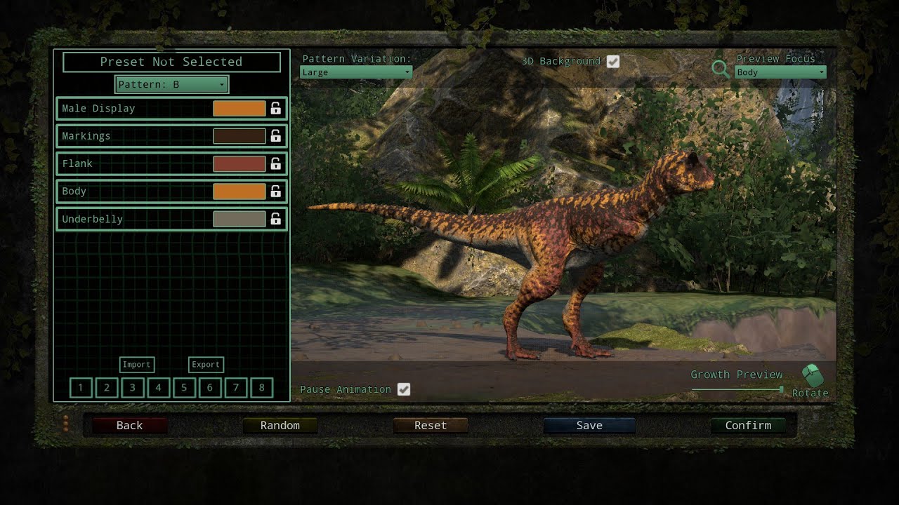 The Isle Stress Test: All new patterns & Skin Editor - YouTube