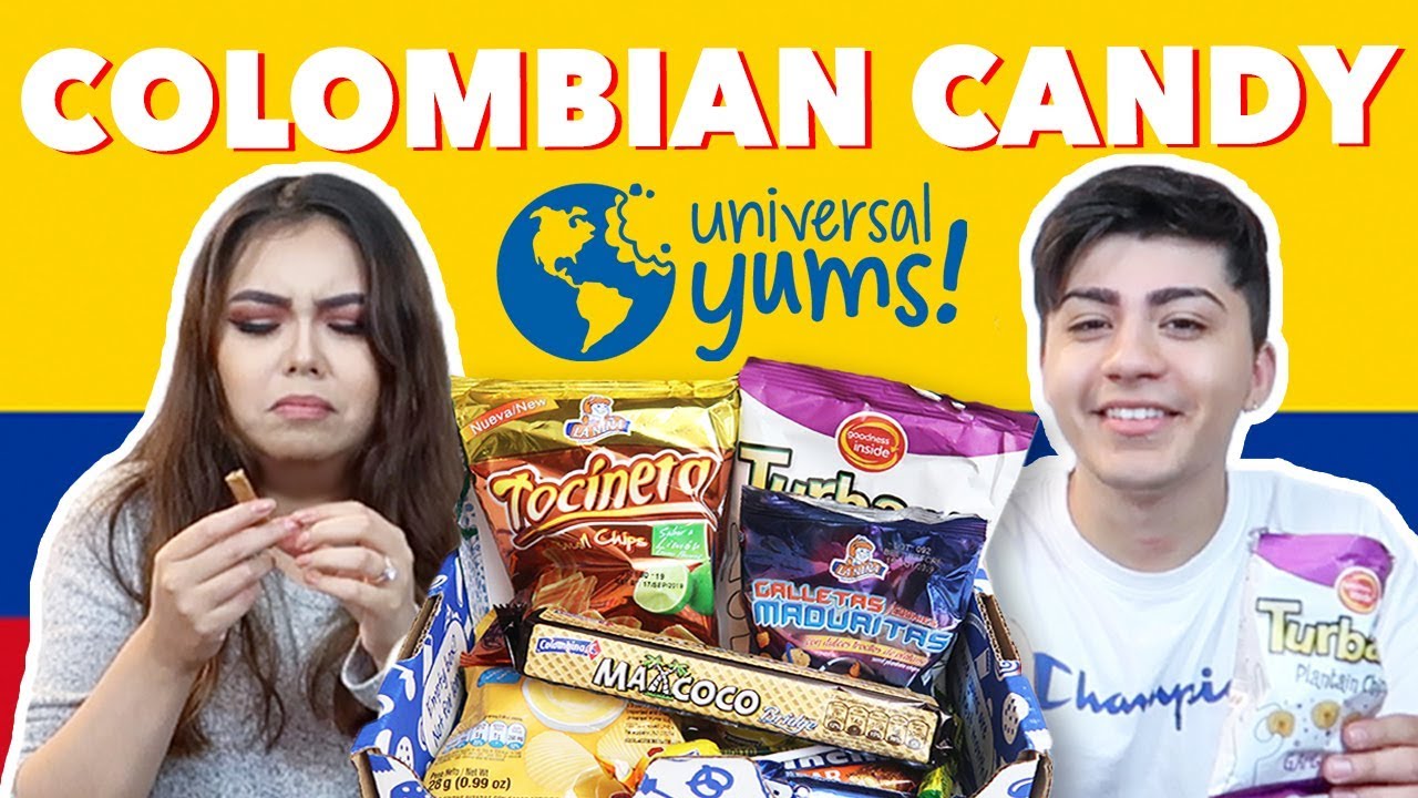 MEXICANS TRY COLOMBIAN CANDY | UNIVERSAL YUMS - YouTube
