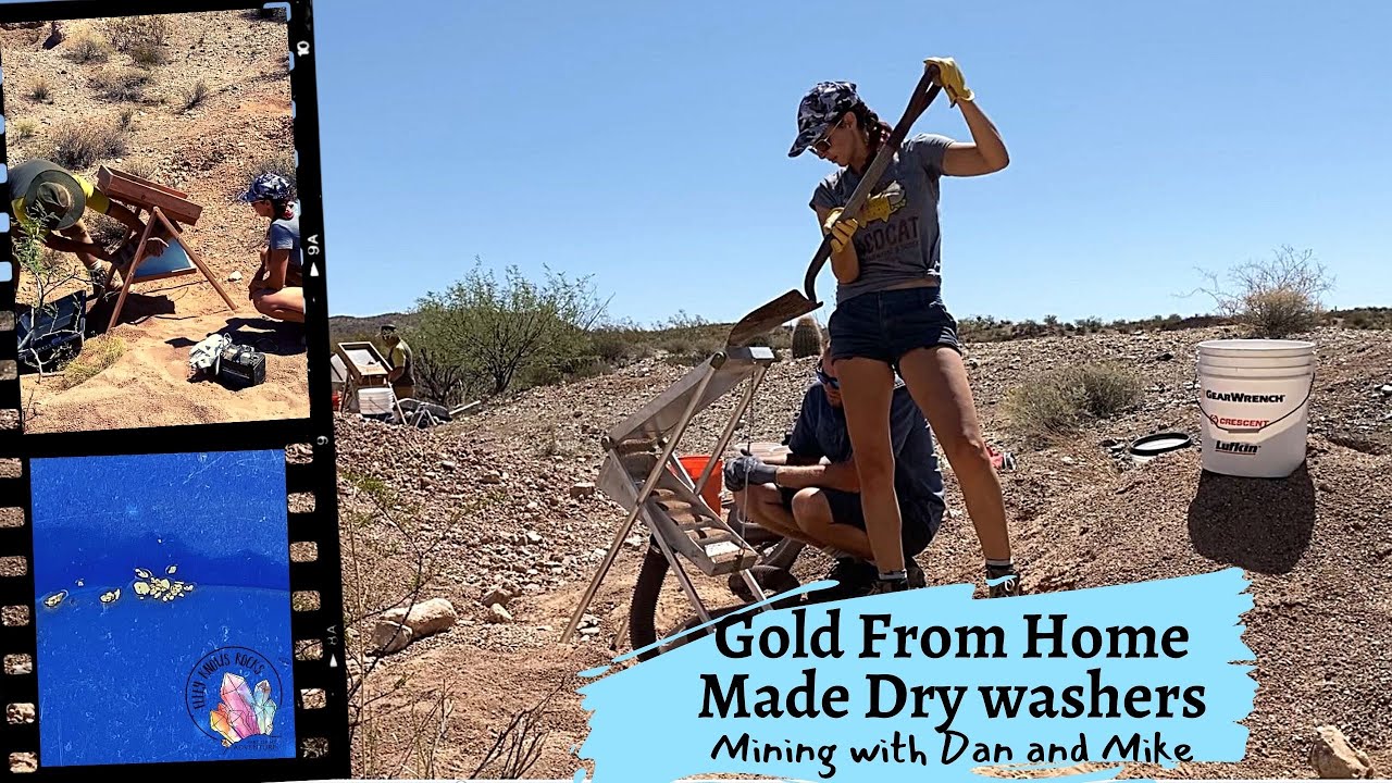 HOME Made dry-washer #gold #thefinders - YouTube