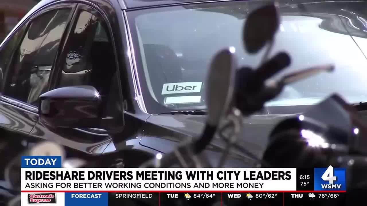 Nashville rideshare drivers strike - YouTube