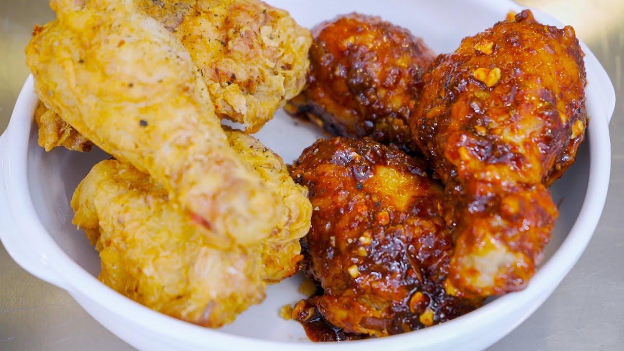 (Hansik) Yangnyeom chicken - Clase de cocina coreana - YouTube