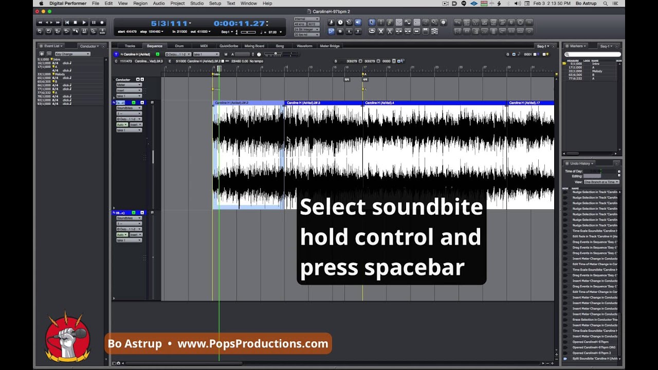 Using digital performer - keeninput