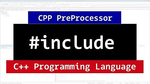Pre Processor Directives in C++ Programming Video Tutorial - YouTube