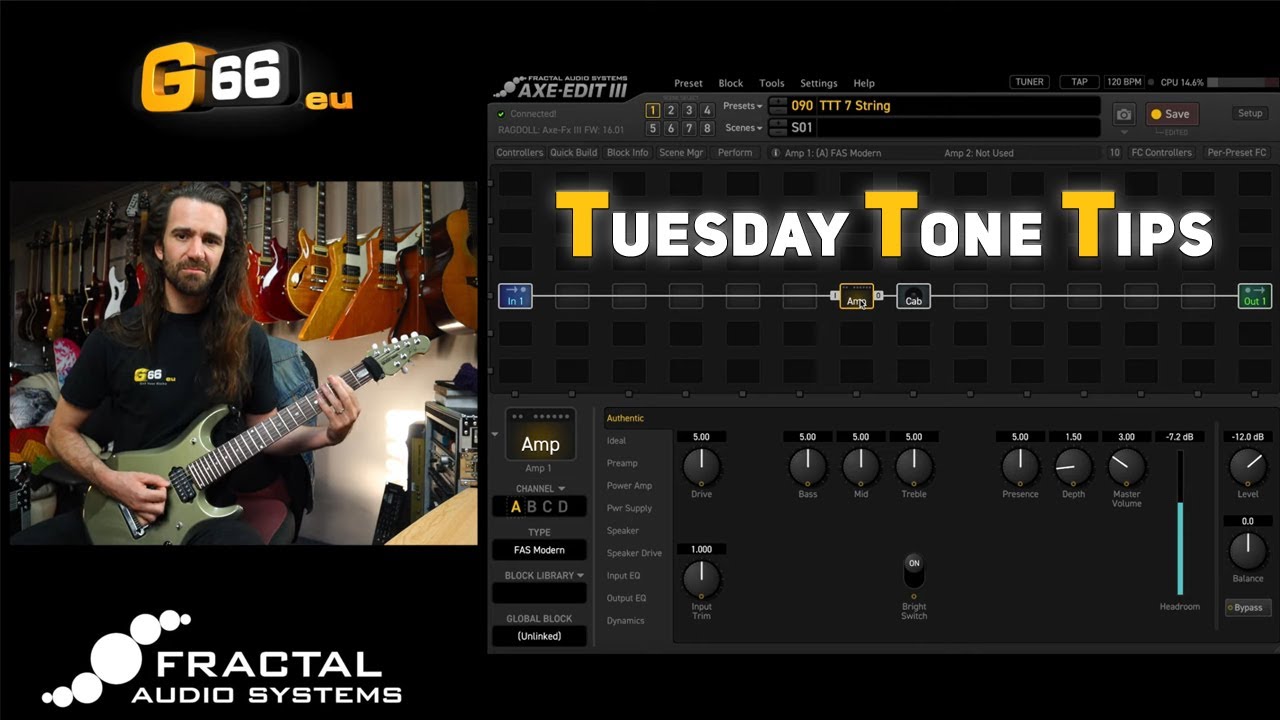 Tuesday Tone Tip - Tight & Chunky 7 String Tones - YouTube