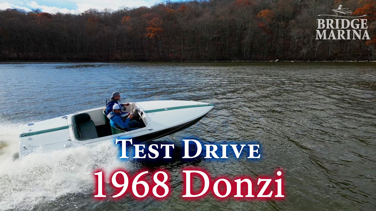 1968 Donzi: Boat Review and Test Drive by Bridge Marina - YouTube