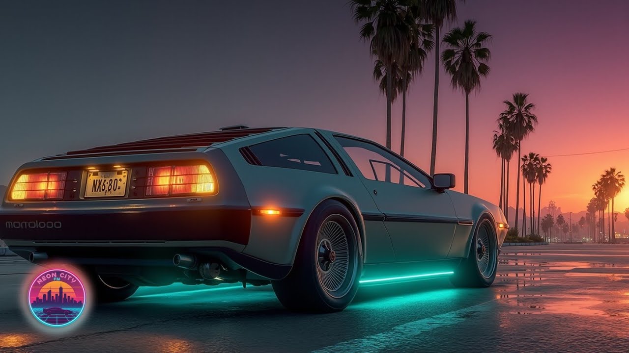 80s Synthwave Radio | Retro Night Drive Mix 2025 | Neon City FM Live ...