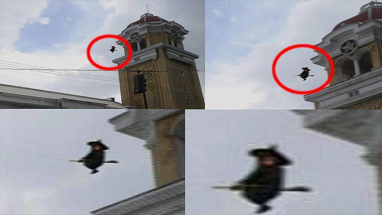 Top 7 Camera back to 'Witch' scene in real life - YouTube