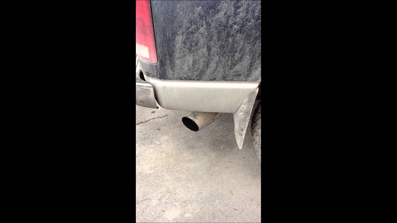 06 Cummins straight pipe, resonator - YouTube