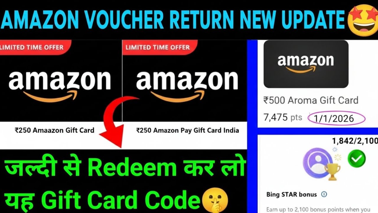Microsoft Rewards Update | Amazon Gift Card Finally Returned | Earning ...