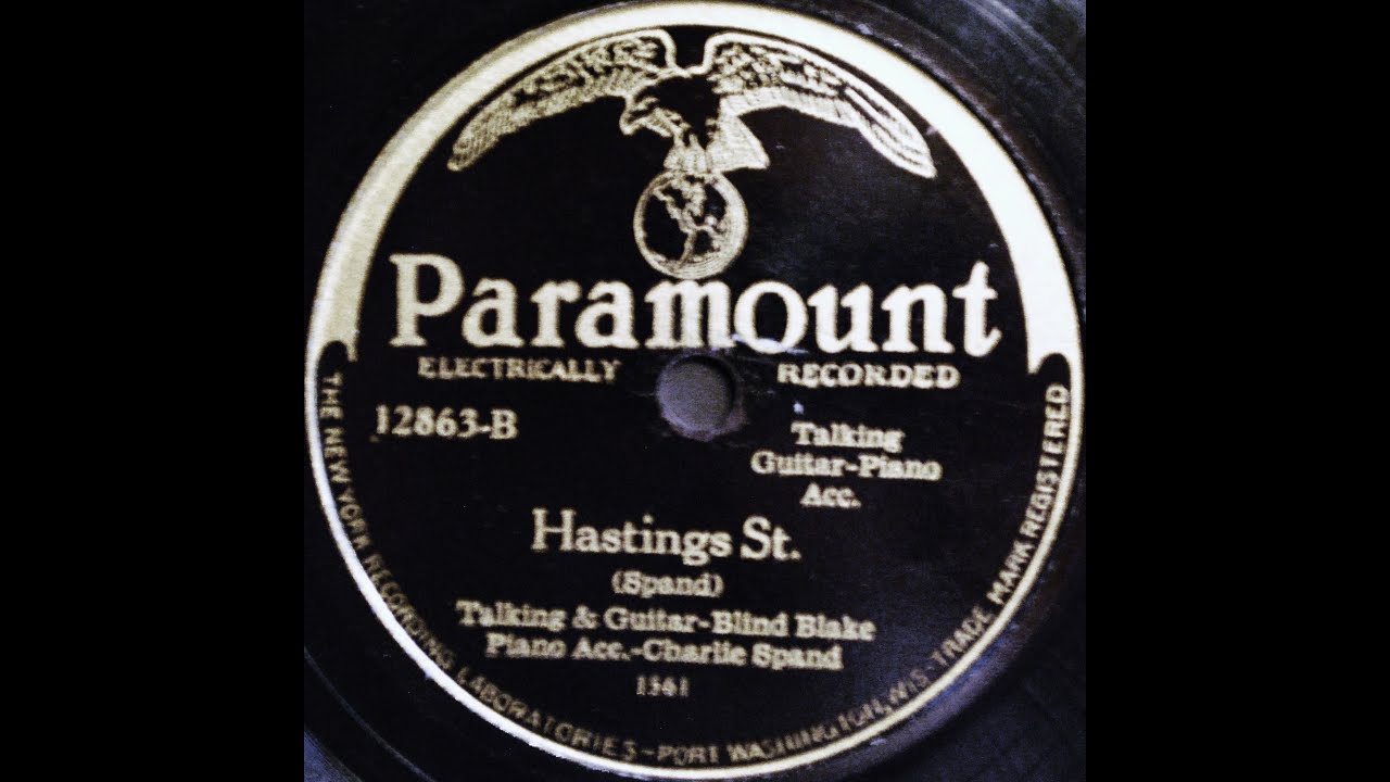 Blind Blake: Hastings St. 1929 (Charlie Spand) - YouTube